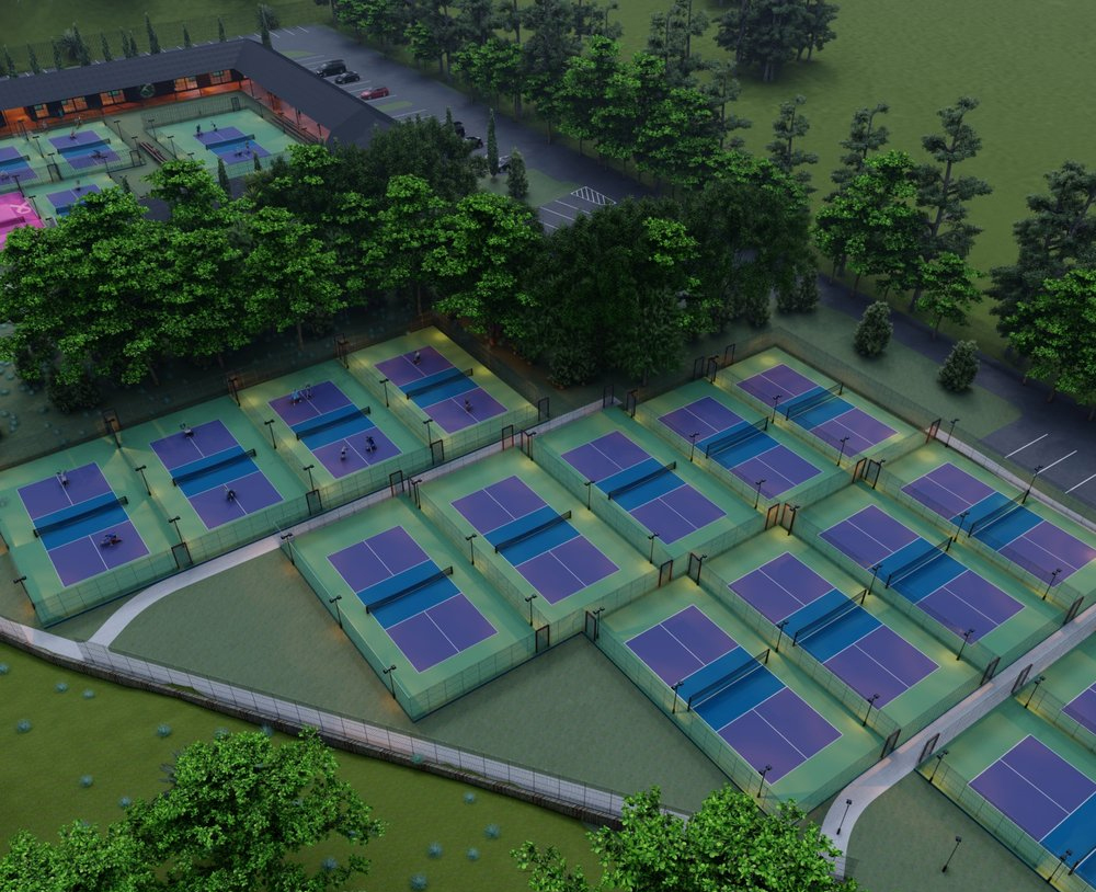 Cải tạo sân pickleball sơn 2 lớp USA DECOTURF nền cement, giá linh hoạt